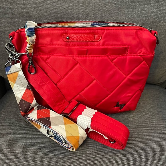 lug | Bags | New Lug Flare 2 Crossbody Bag With Two Straps Poppy Red ...